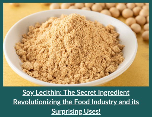 Soy Lecithin: The Secret Ingredient Revolutionizing the Food Industry ...